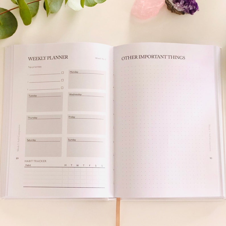 10 Week Mindfulness Journal and Planner - Etsy UK