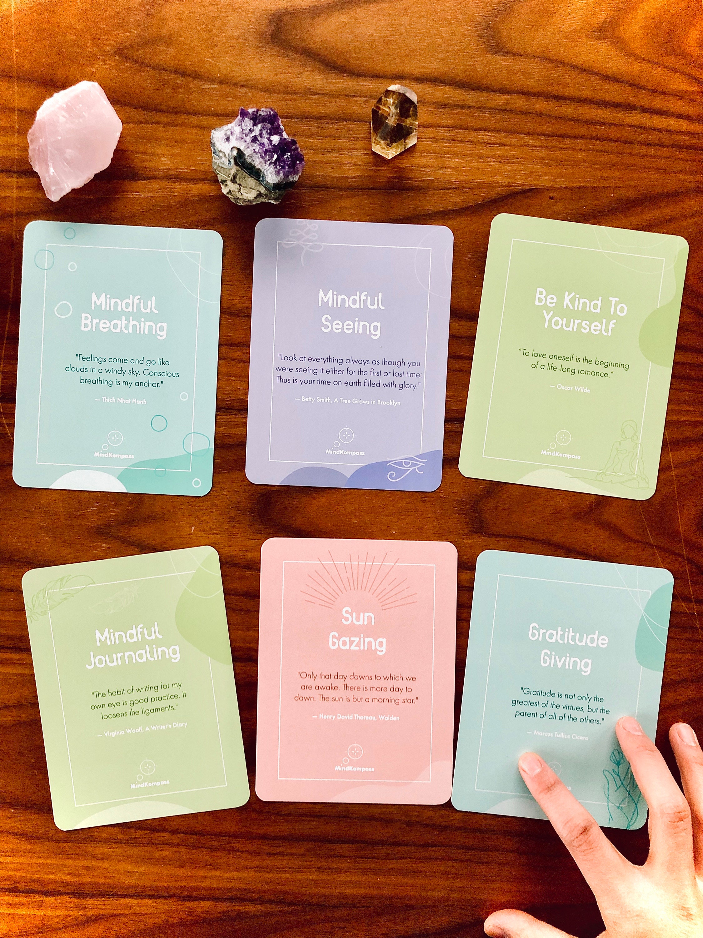Mindfulness Exercise Cards - Etsy