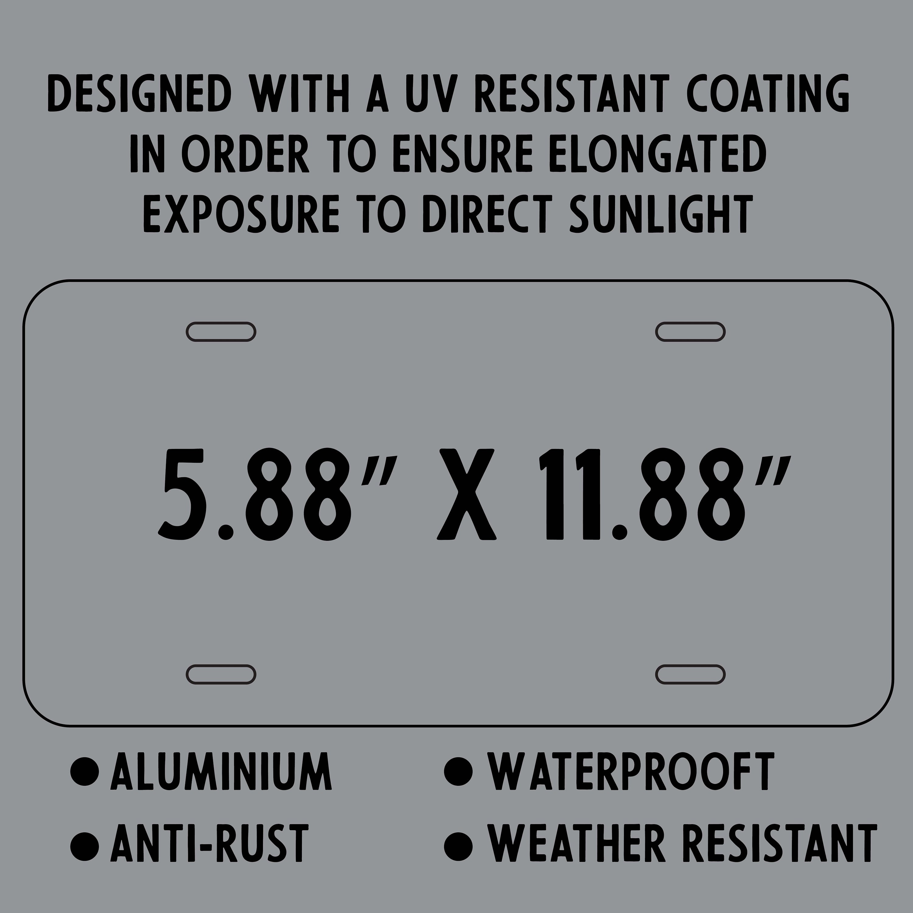 United State Flag License Plate-customize Car Tag Front | Etsy