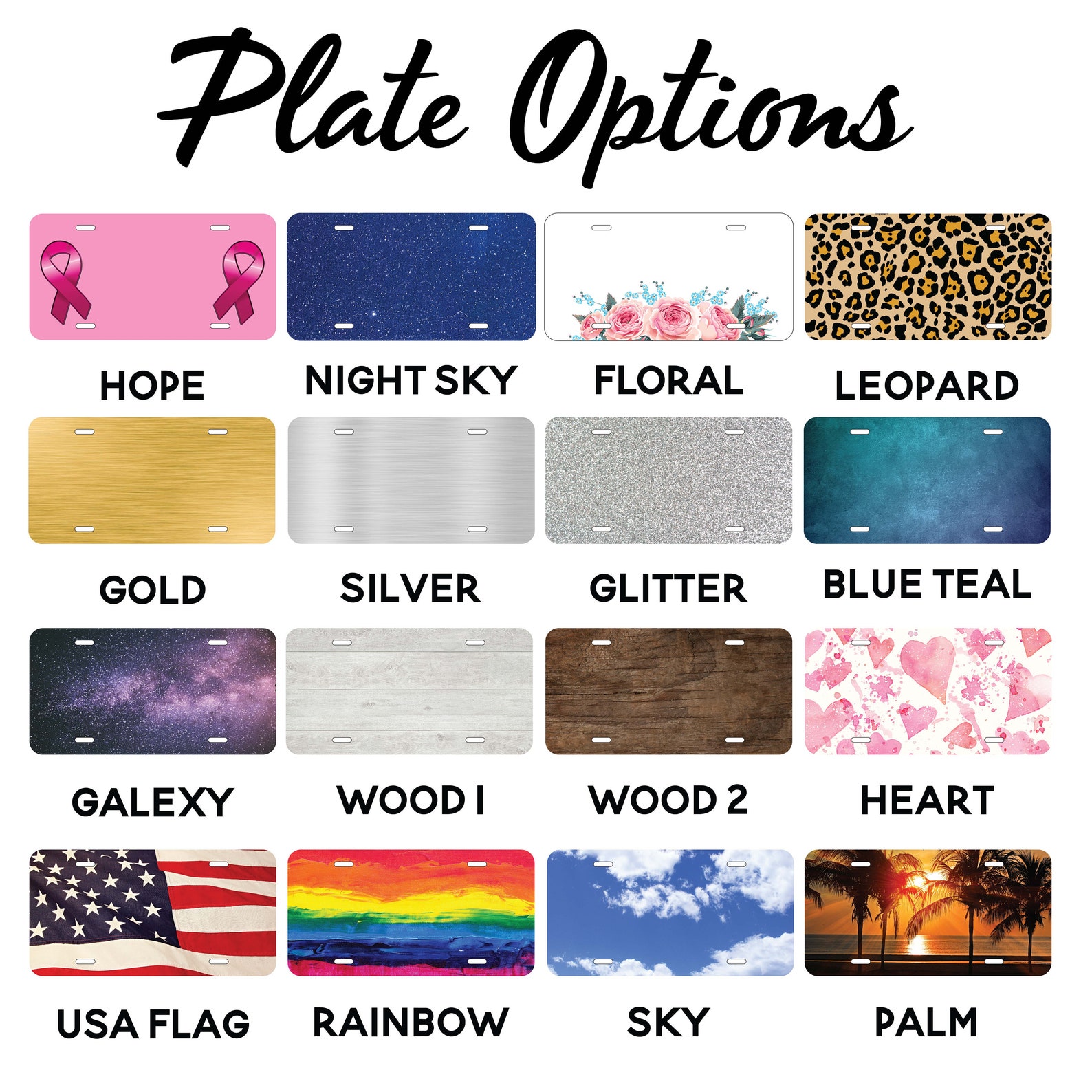 Custom License Plate for Cars Add Photo Text or Logo - Etsy