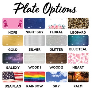 Custom License Plate for Cars | Add Photo, Text or Logo | Aluminum ...