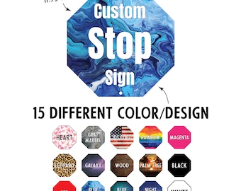 Custom Stop Sign - Etsy