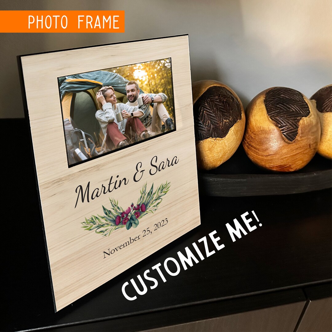 Free Personalization, Personalized Photo Frame Couple Gift, Gift for ...