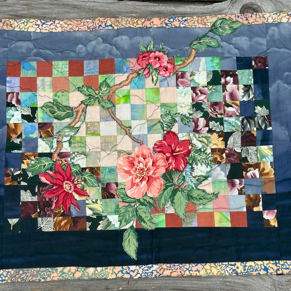 Hibiscus Quilt - Etsy