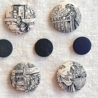 Vintage Red Loose Buttons - Etsy