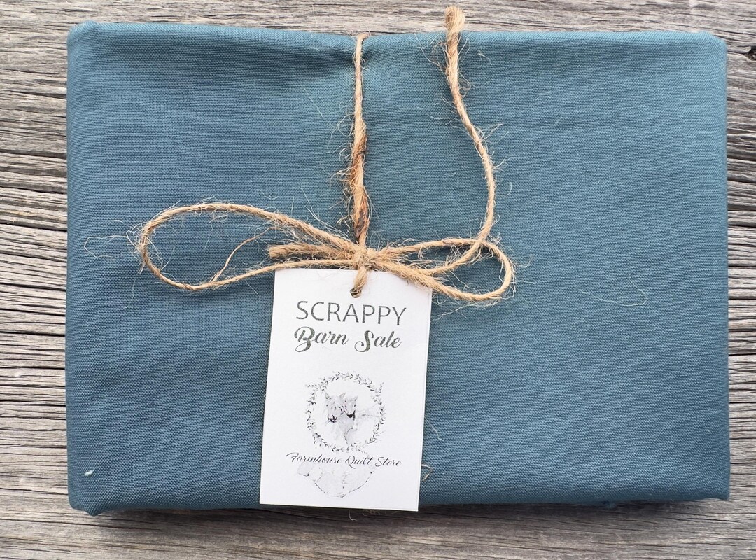 FABRIC BARN SALE 30 X 42 Inch Solid Blue Quilt Cotton Material Remnants ...