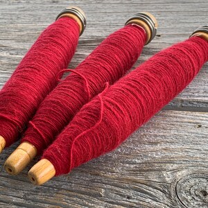 Vintage Spools With Weaving Yarn Lot of 3 From Old Textile Mill in New ...