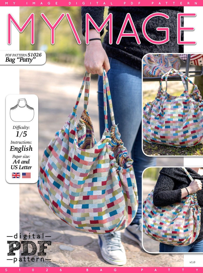 Bag PATTY PDF Pattern + Tutorial - Etsy