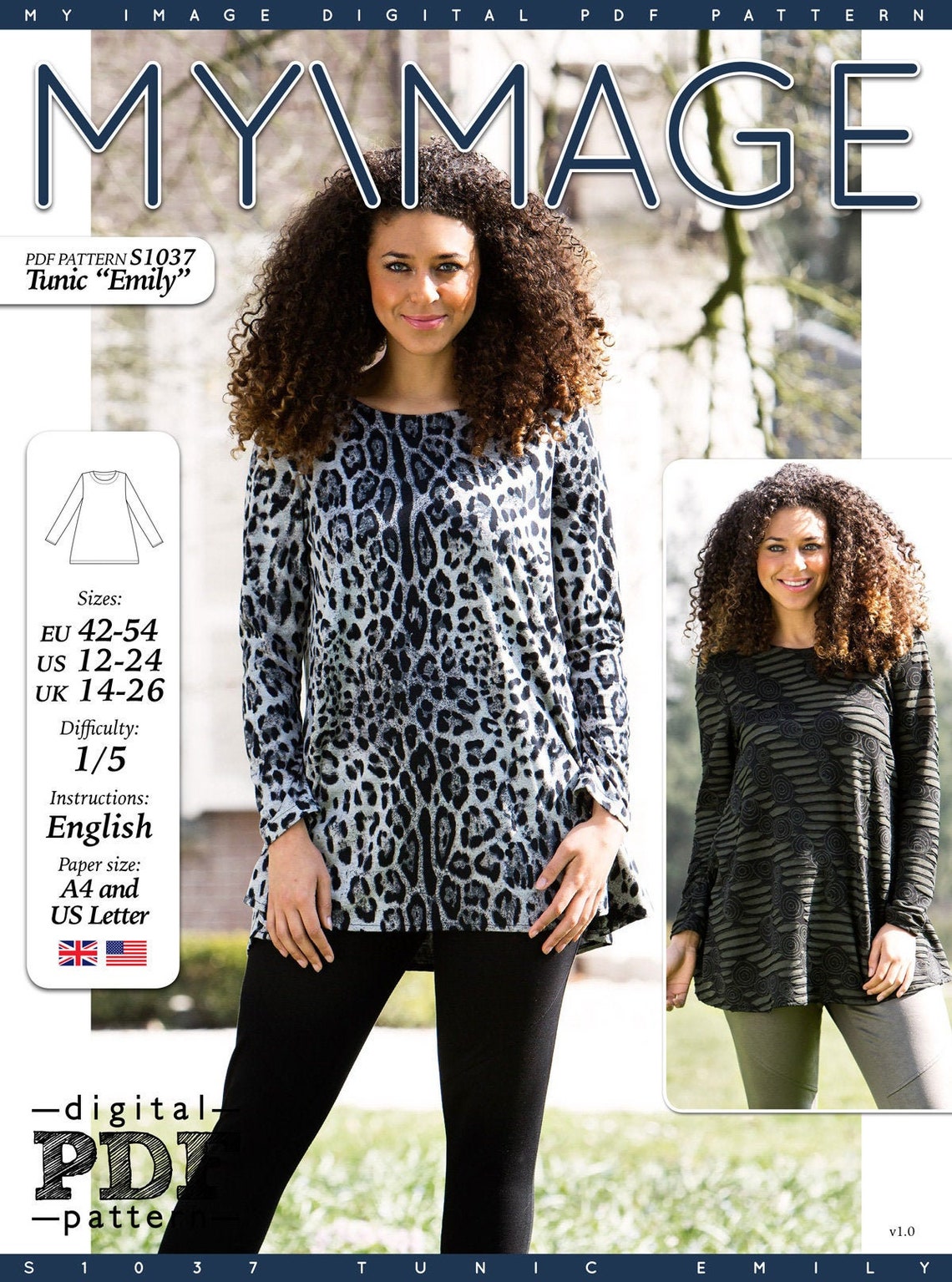 Tunic EMILY PDF Pattern + Tutorial - Etsy