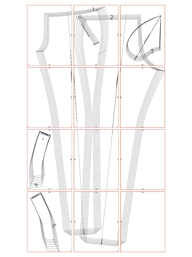 Trousers JODY PDF Pattern Tutorial - Etsy