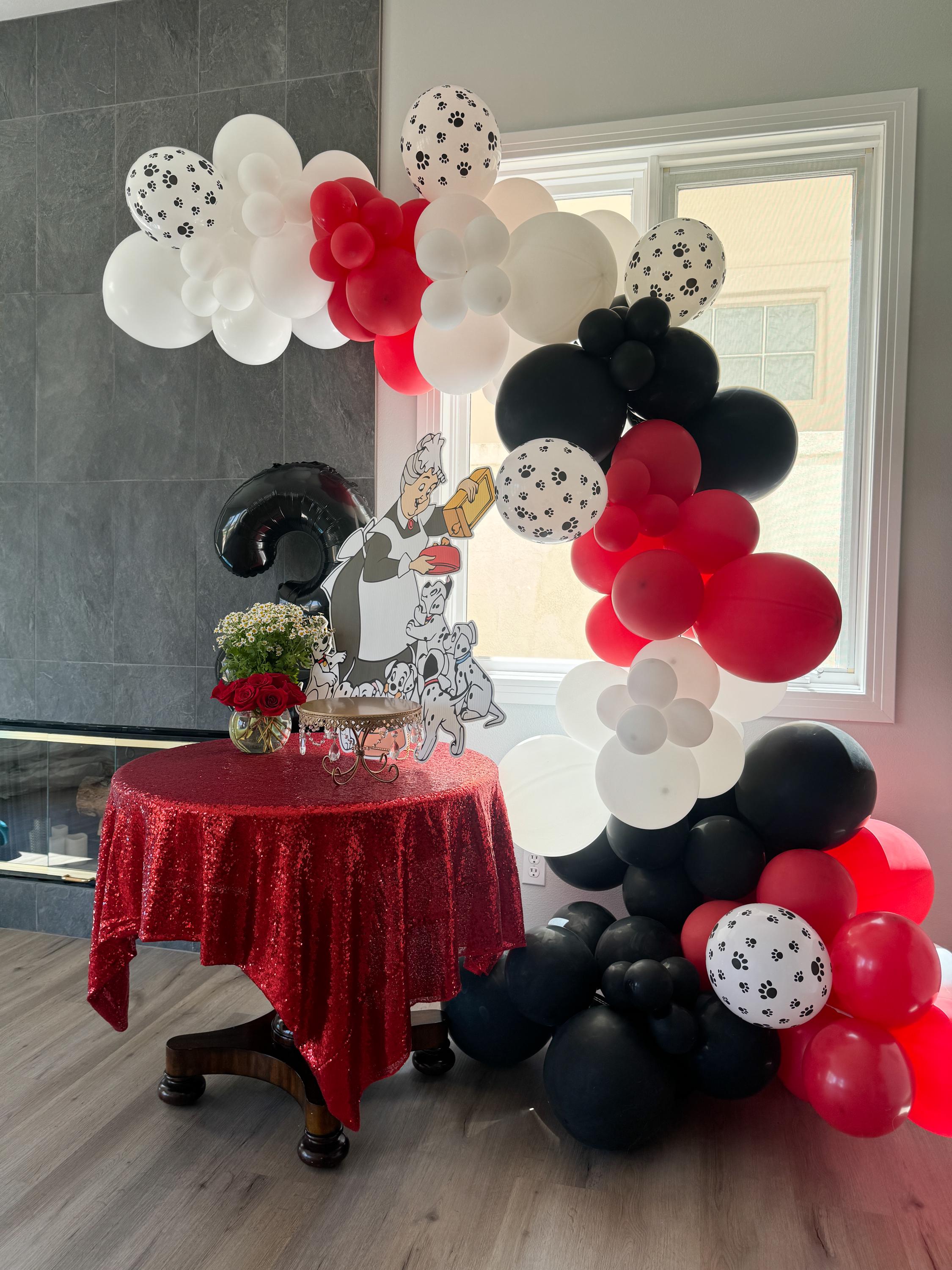 Dalmatian DIY Balloon Kit, 101 Dalmatian Balloons, Dalmatian Party ...