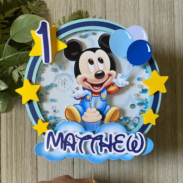 Baby Blue Mickey - Etsy