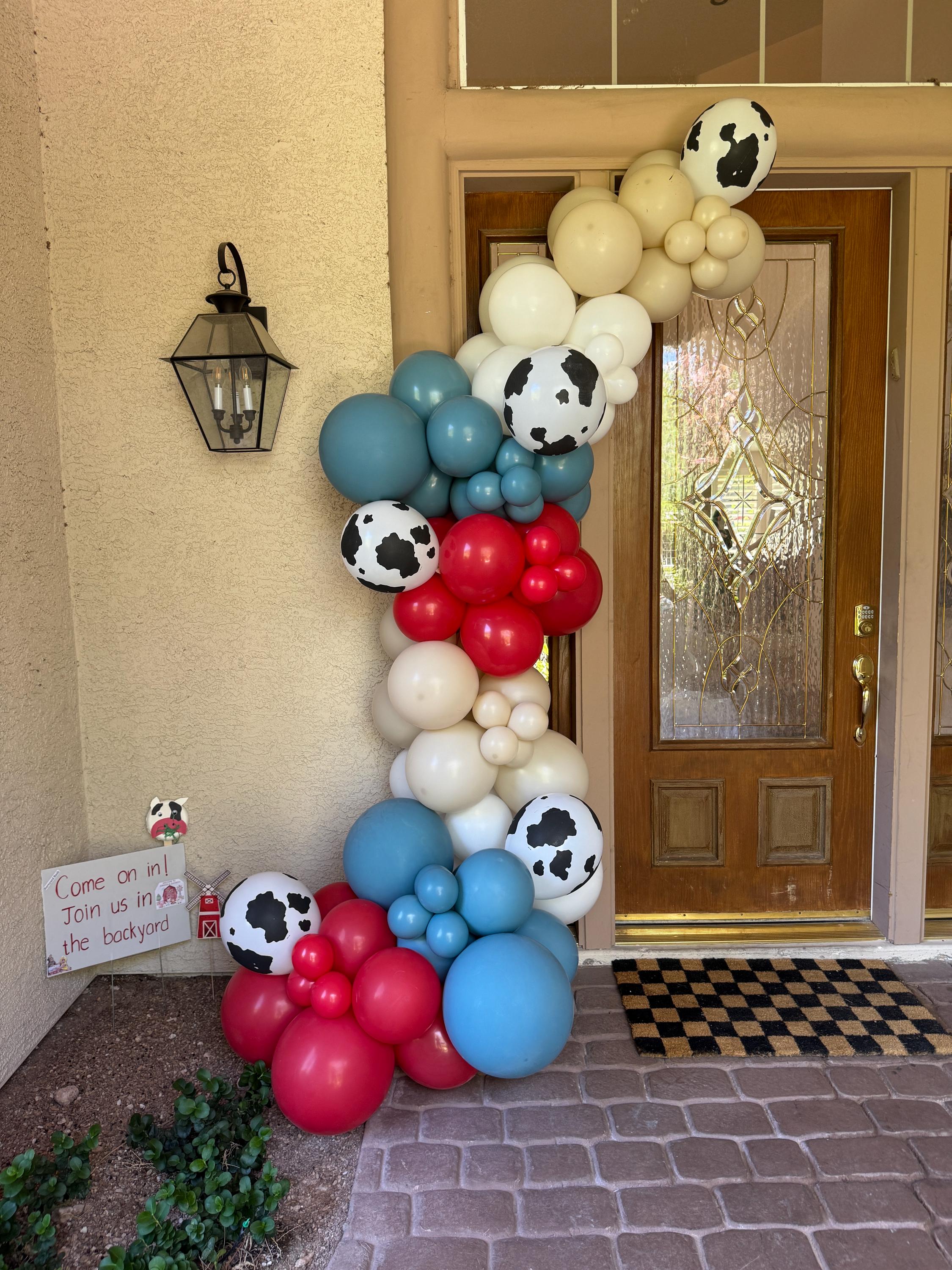 Farm Balloon Garland, Barnyard Balloon Kit, Farm Animal Balloons ...