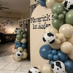 Cowboy Balloon Garland, First Rodeo Balloon Garland, Western Balloon ...