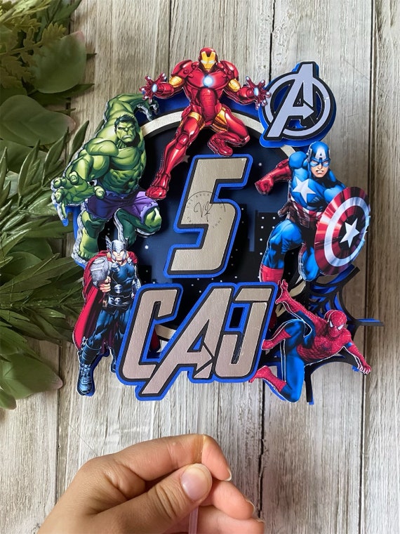 Avengers Figures Cake Toppers