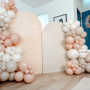 Neutral Balloon Arch, Boho Blush Balloons, Pink Boho Balloons, Neutral ...