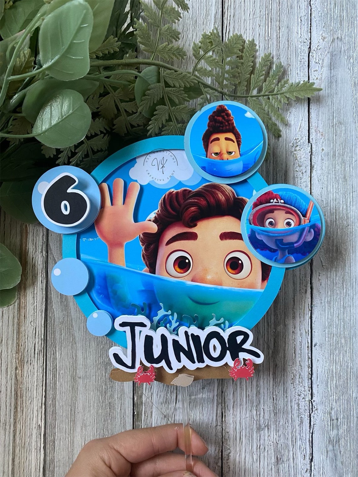 Luca Cake Topper Luca 3D Cake Topper Luca Party Decorations | Etsy