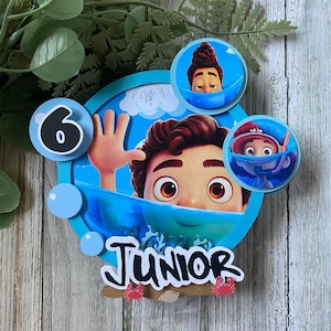 Luca Cake Topper, Luca 3D Cake Topper, Luca Party Decorations, 3D Cake ...