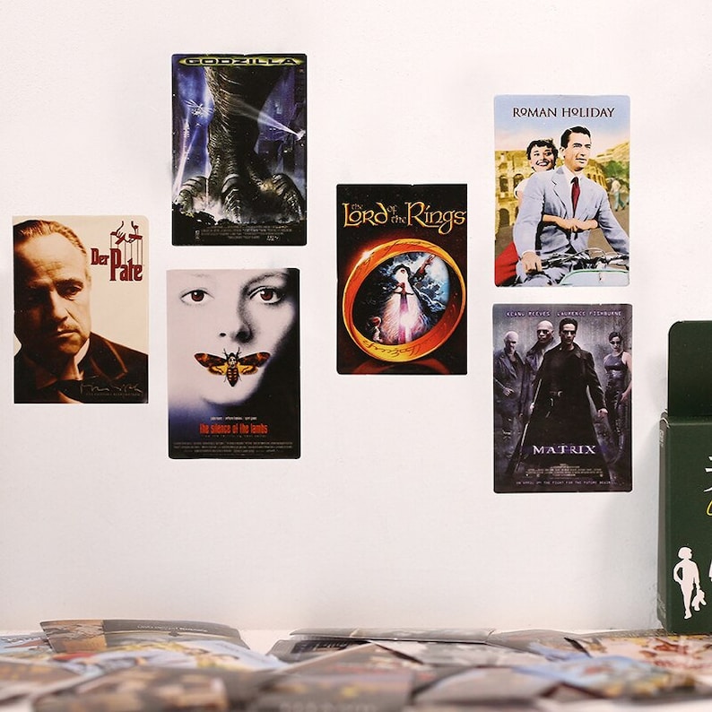 46 Movies Posters Stickers Film Sticker Cinema Sticker Cute | Etsy