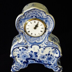 Royal Delft Blue 1968 Handpainted Manual Pendulum Clock - Etsy