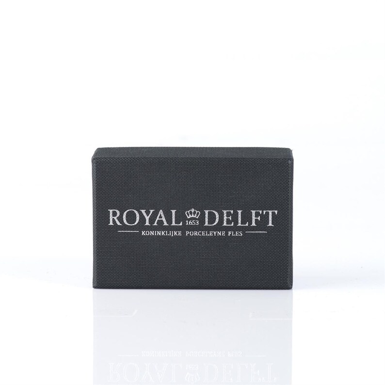 Royal Delft Blue Handpainted Cufflinks Square Floral Design (porceleyne ...