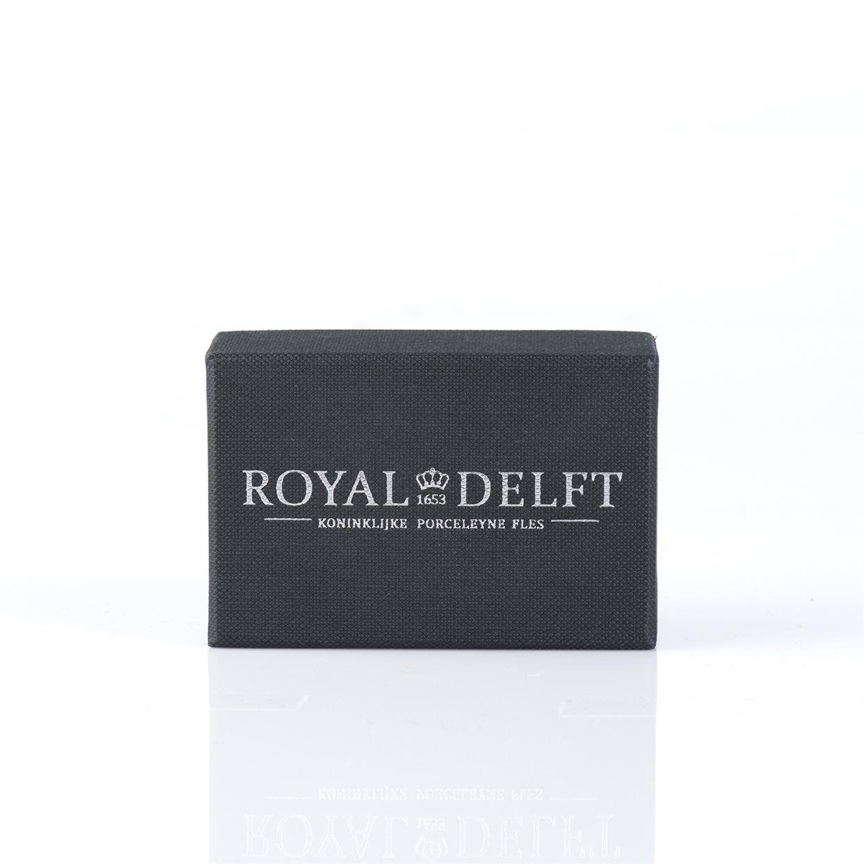 Royal Delft Blue Handpainted Cufflinks Square Floral Design (porceleyne ...