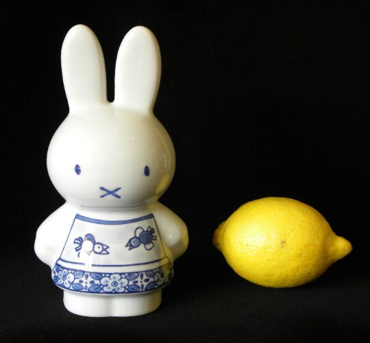 Royal Delft Blue Handmade Miffy & Miffy Plate porceleyne - Etsy