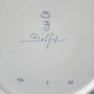 Royal Delft Blue (1960) Handpainted Plate With a Sailing Ship ...