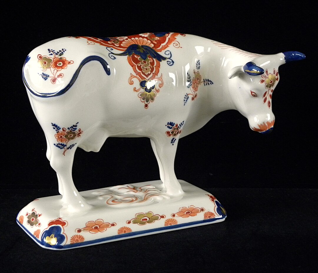 Royal Delft Pijnacker (1973) Large Handpainted Cow (porceleyne Fles) - Etsy