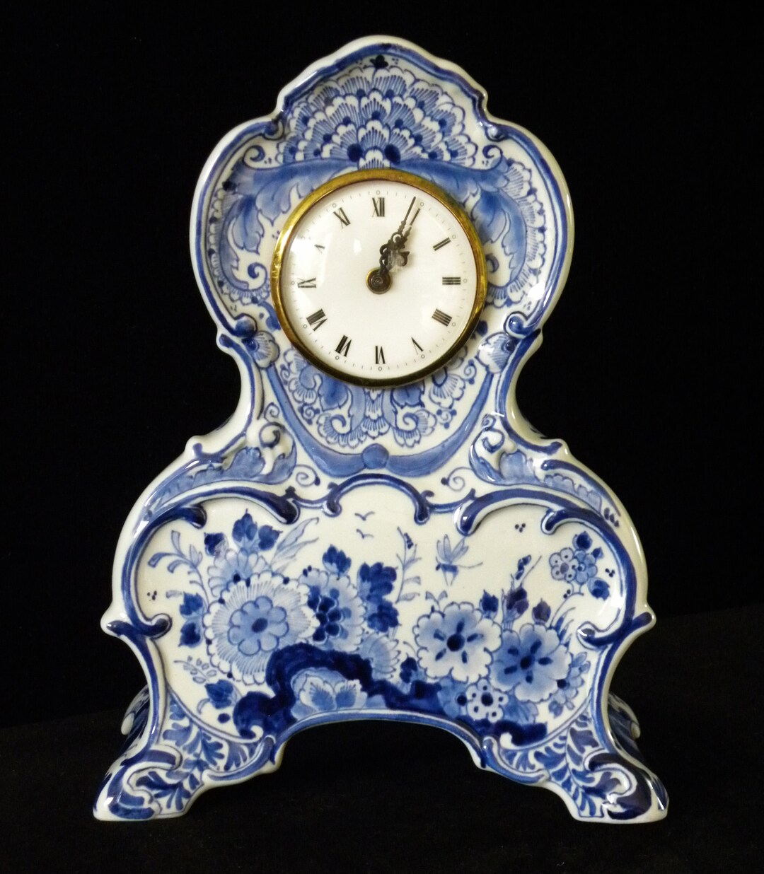 Royal Delft Blue 1968 Handpainted Manual Pendulum Clock - Etsy