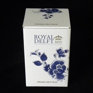 Royal Delft Blue Handpainted Cufflinks Square Floral Design (porceleyne ...