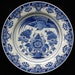 Royal Delft Blue Handmade Blueware Plate With Flower Basket porceleyne ...