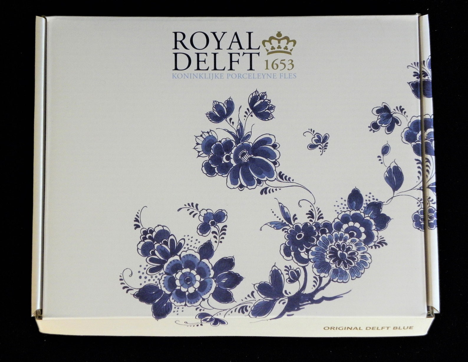 Royal Delft Blue TWO Handmade Blueware Plates With Flower - Etsy