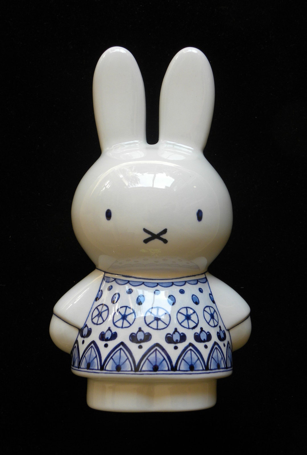 Royal Delft Blue Large Handpainted Miffy porceleyne Fles, With Gift Box ...