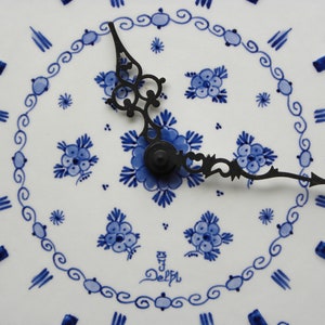 Royal Delft Blue 1982 Handpainted Wall Clock koninklijke Porceleyne ...