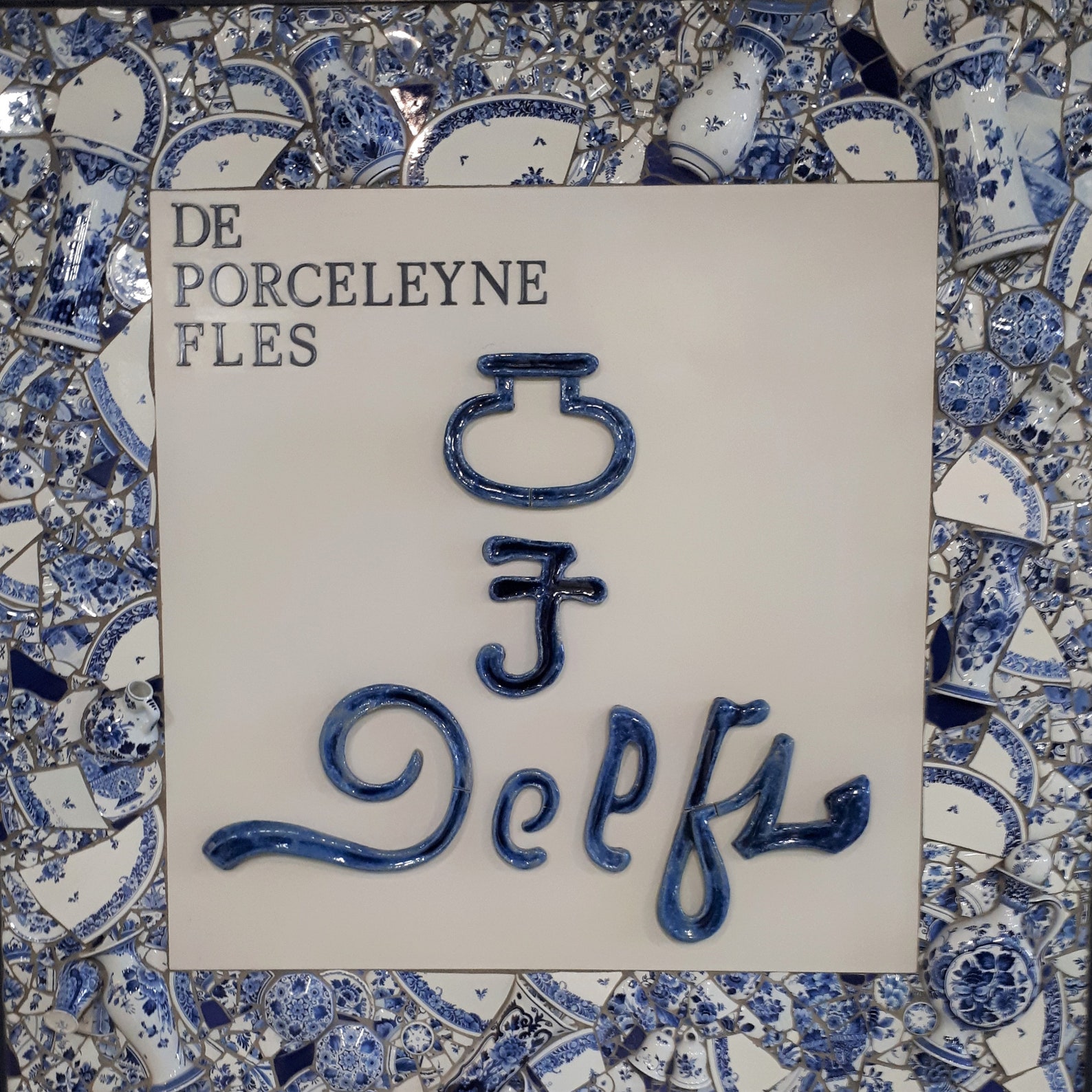 Royal Delft Blue Handpainted Cufflinks Square Floral Design (porceleyne ...