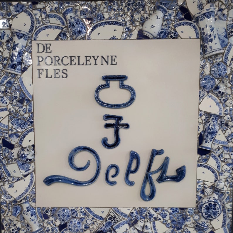 Royal Delft Blue Handpainted Cufflinks Square Floral Design (porceleyne ...