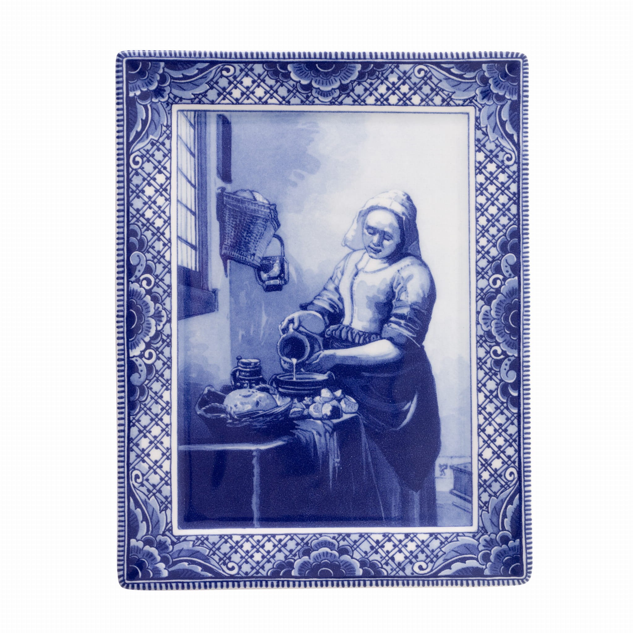 Royal Delft Blue TWO Handmade Blueware Plates After Vermeer - Etsy
