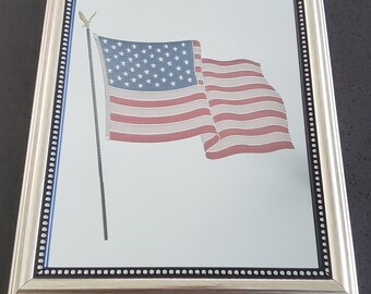 American Flag Mirror - Etsy