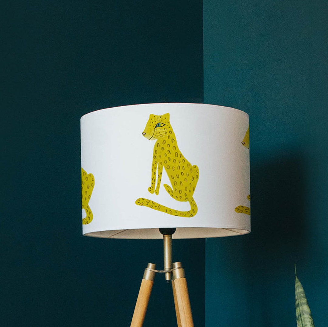 Cheetah Lampshade/ Ceiling Shade Animal Lamp Shade Cat Handmade ...