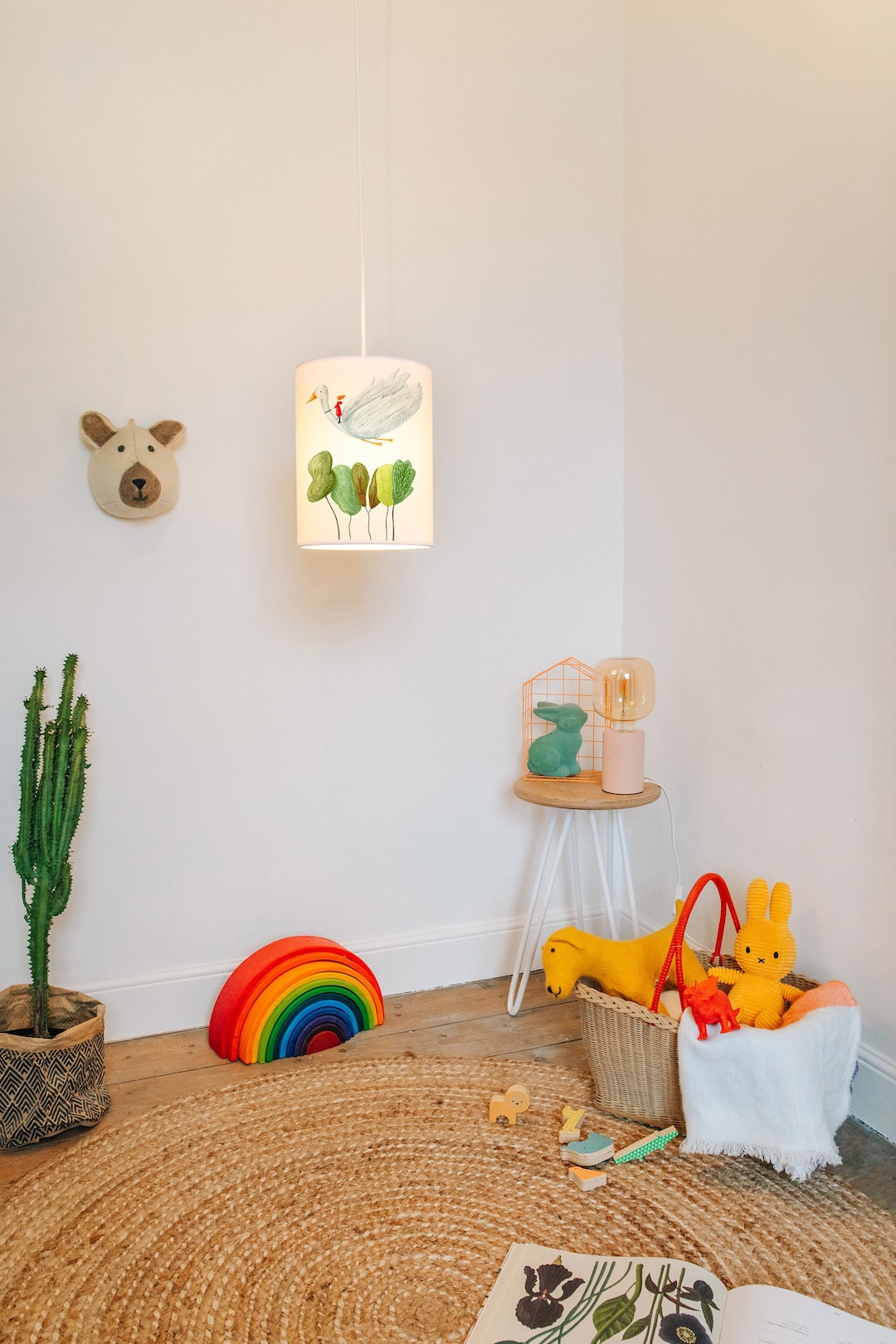 Flying Duck Over Trees Lampshade/ Ceiling Shade - Bird Lamp Shade ...
