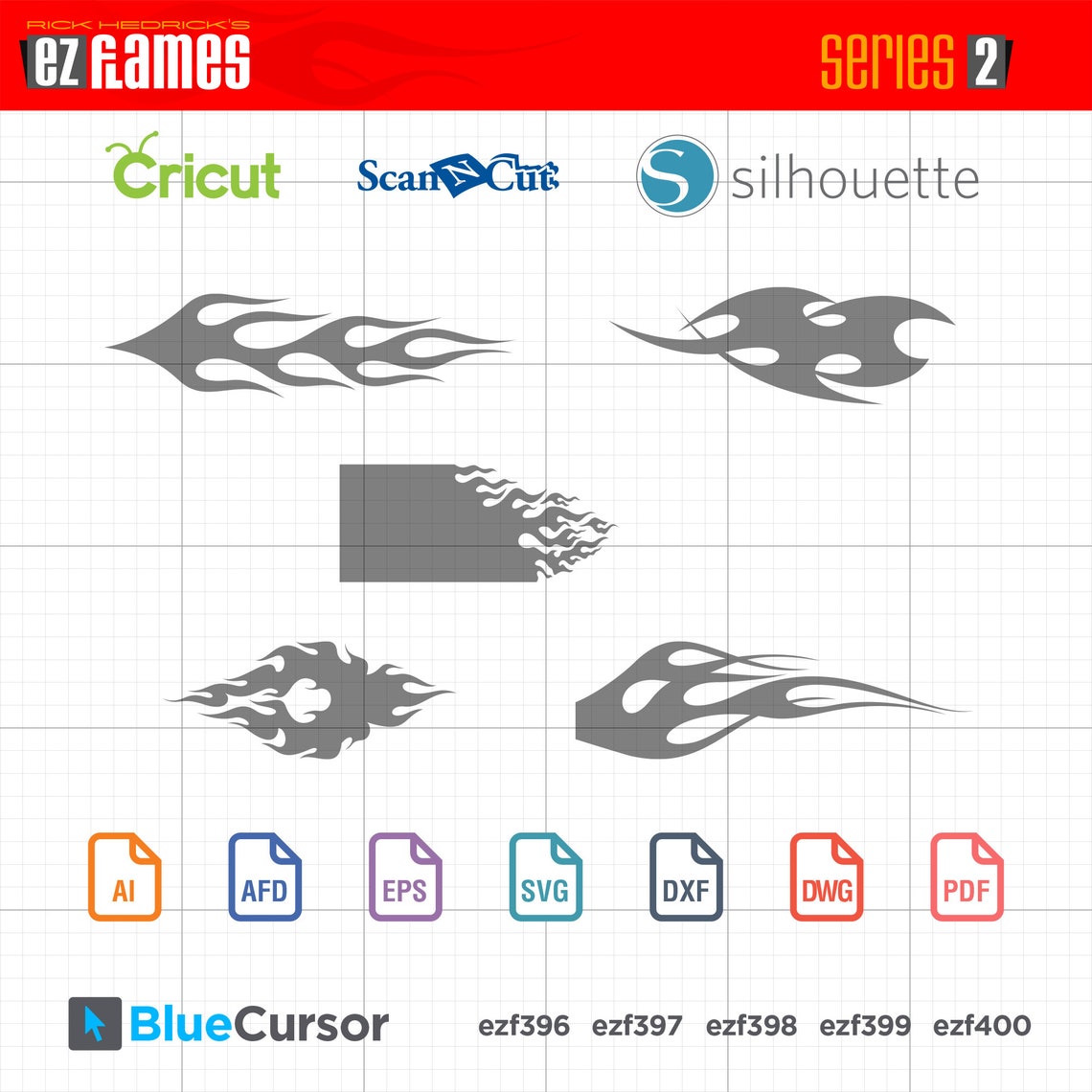 Flame Clipart SVG DXF Dwg EPS Ai Affinity Vector Files - Etsy