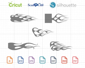 Flame Dwg Files - Etsy