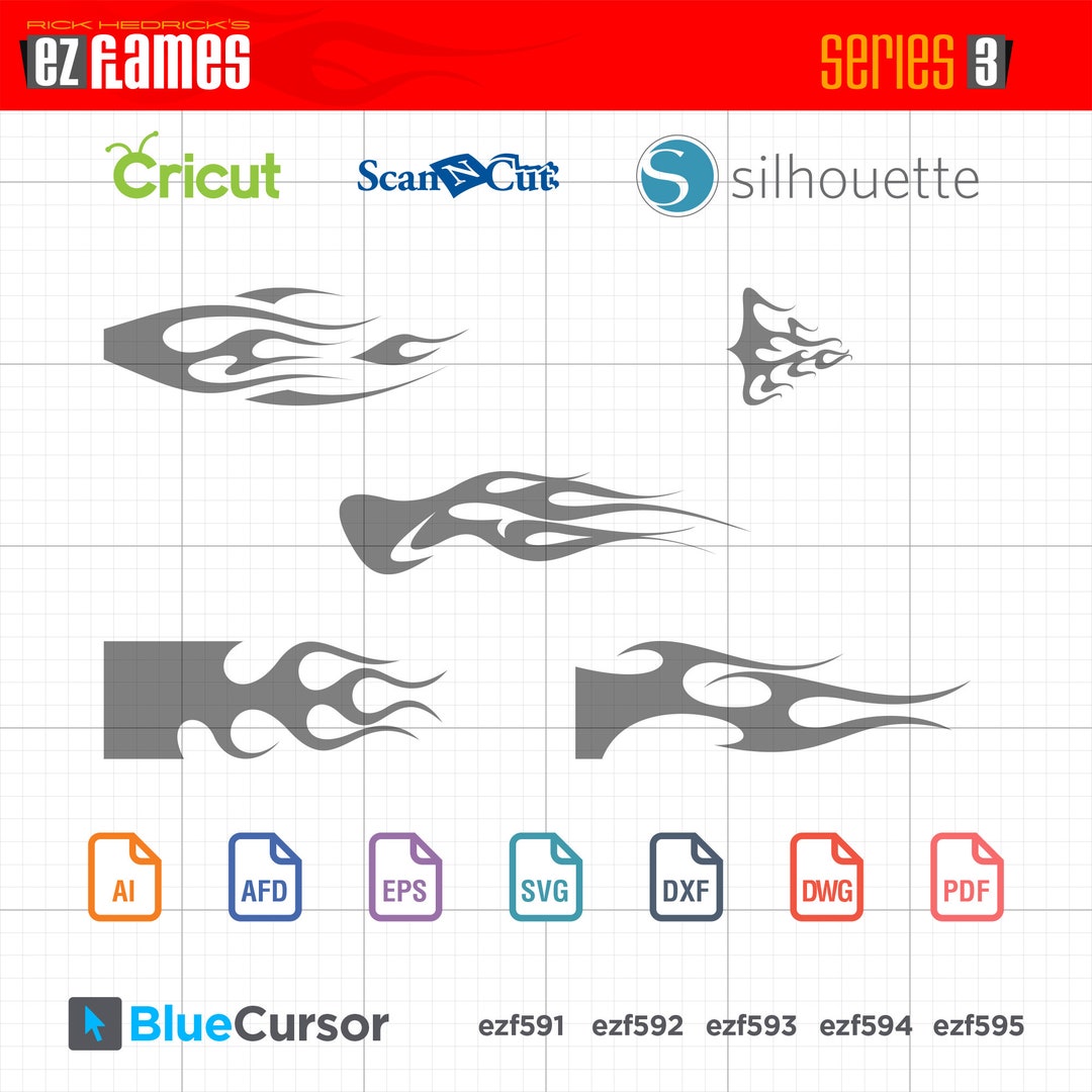 Flame Clipart, SVG, DXF, Dwg, EPS, Ai, Affinity, Vector Files for ...