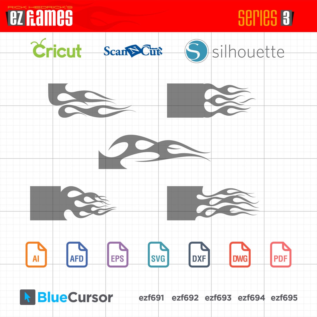 Flame Clipart, SVG, DXF, Dwg, EPS, Ai, Affinity, Vector Files for ...