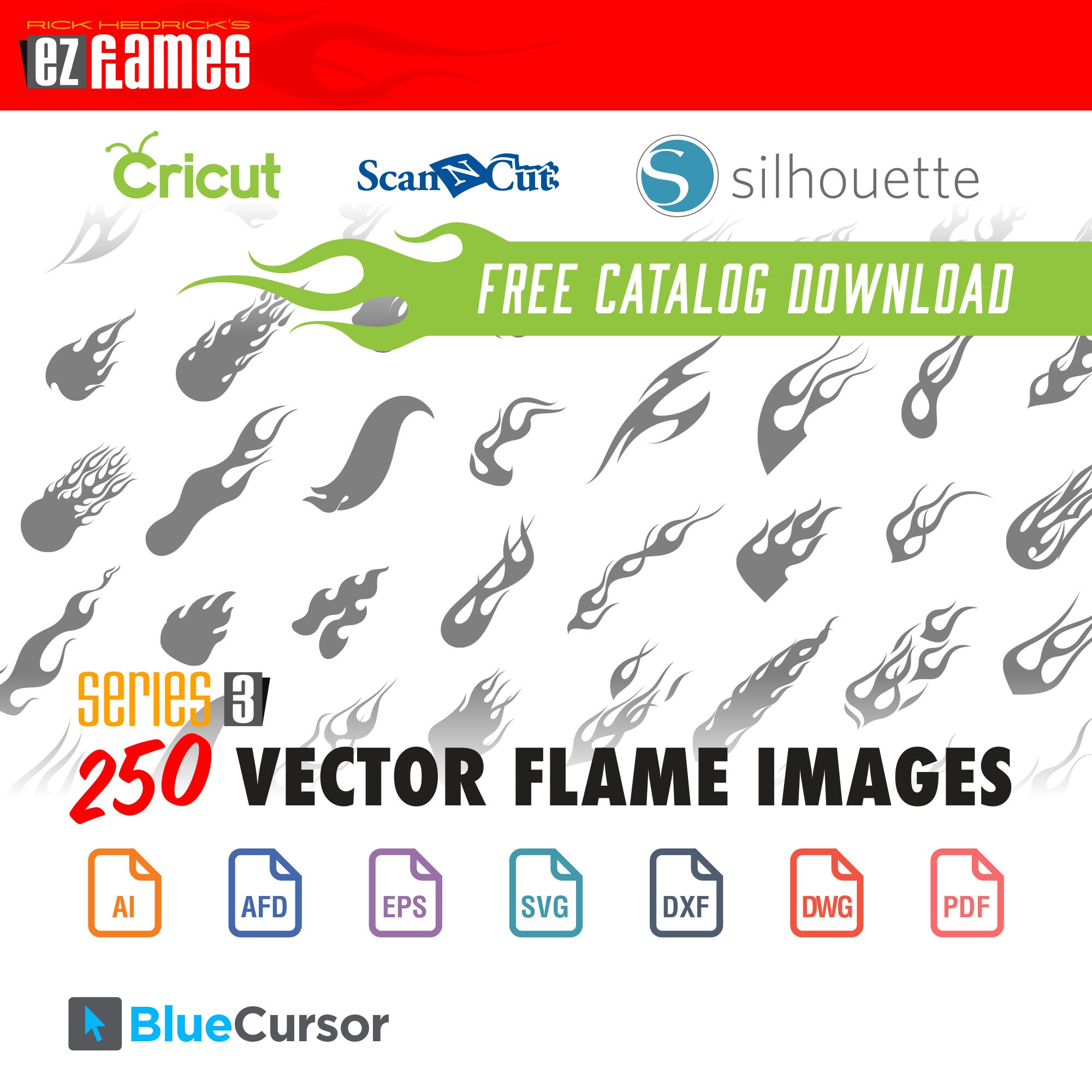 Flame Clipart SVG DXF Dwg EPS Ai Affinity Vector Files - Etsy