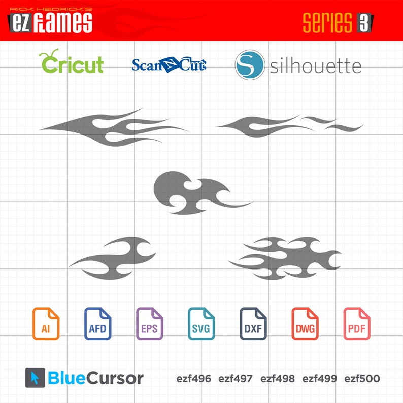 Flame Clipart, SVG, DXF, Dwg, EPS, Ai, Affinity, Vector Files for ...