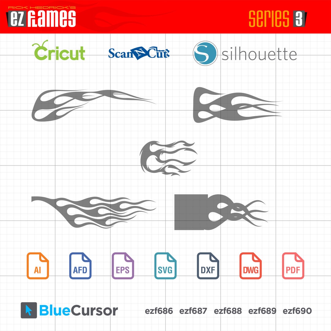 Flame Clipart, SVG, DXF, Dwg, EPS, Ai, Affinity, Vector Files for ...