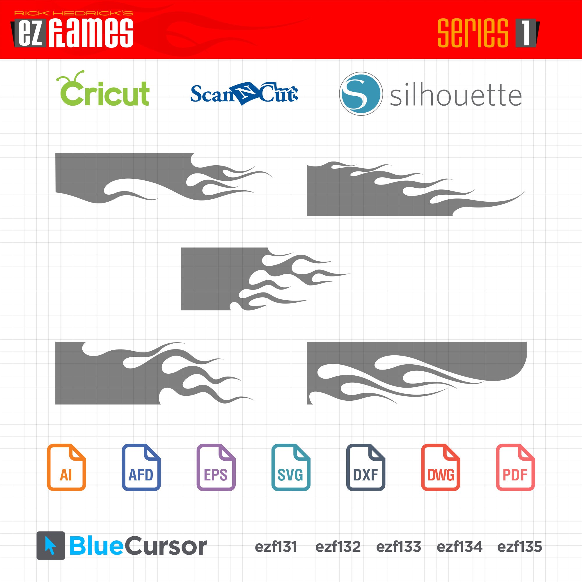 Flame Clipart SVG DXF Dwg EPS Ai Affinity Vector Files - Etsy