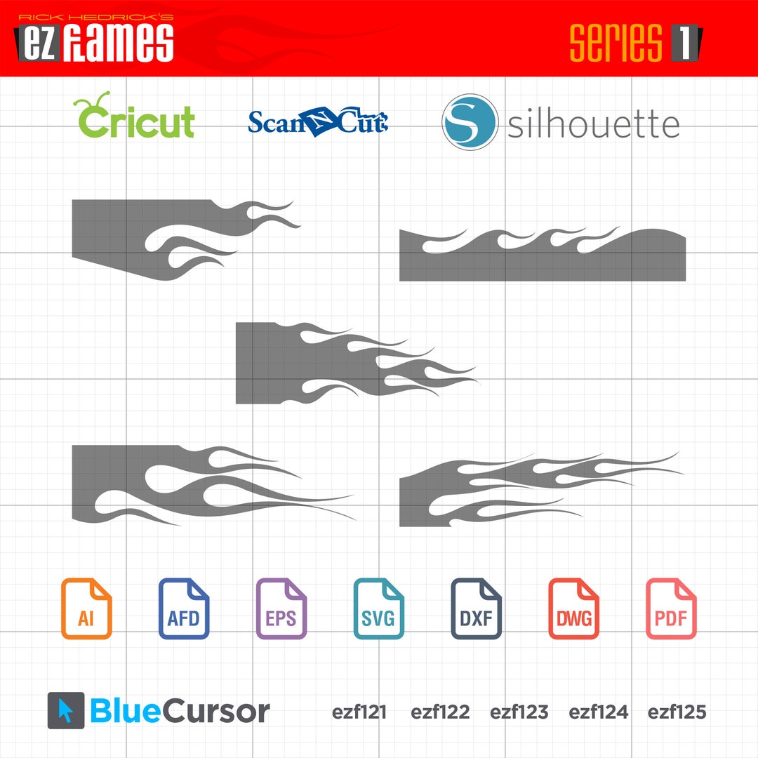 Flame Clipart, SVG, DXF, Dwg, EPS, Ai, Affinity, Vector Files for ...